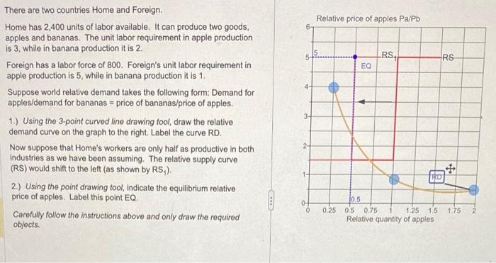 Solved There are two countries Home and Foreign. Home has | Chegg.com
