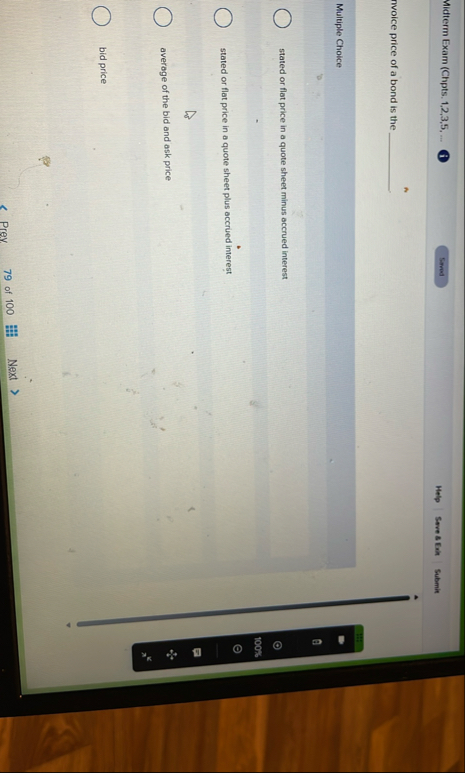 Solved Midterm Exam (Chpts. 1,2,3,5, ...iHelpSeves | Chegg.com