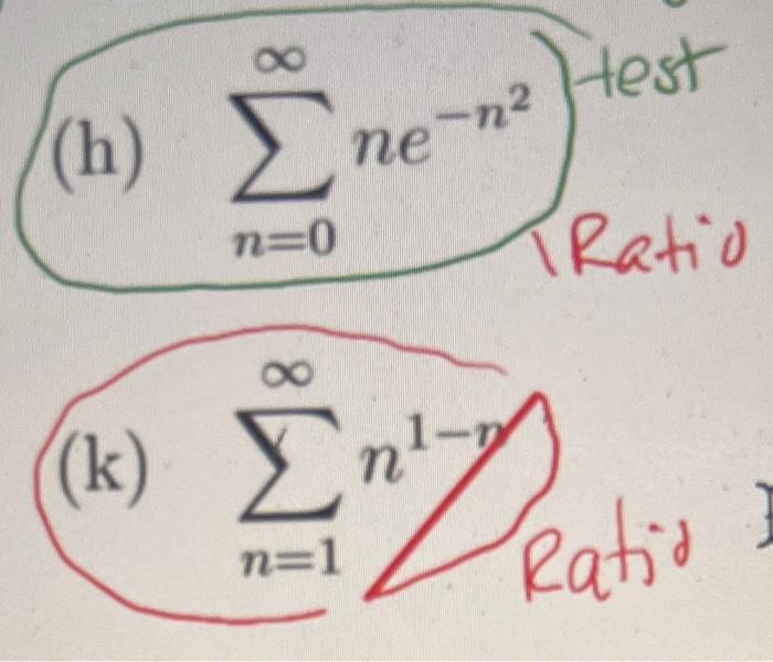 Solved ∑n=0∞n+13n)Ratic ∑n=1∞en+2n3)Ratic (h) | Chegg.com