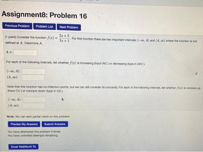 Solved Assignment8 Problem 16 Previous Problem Problem List 