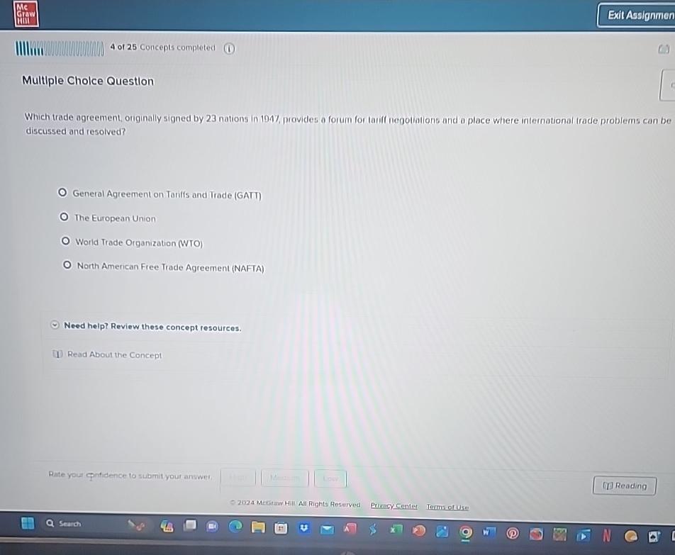 Solved MeGowIlllinwMultiple Cholce QuestionWhich trade | Chegg.com
