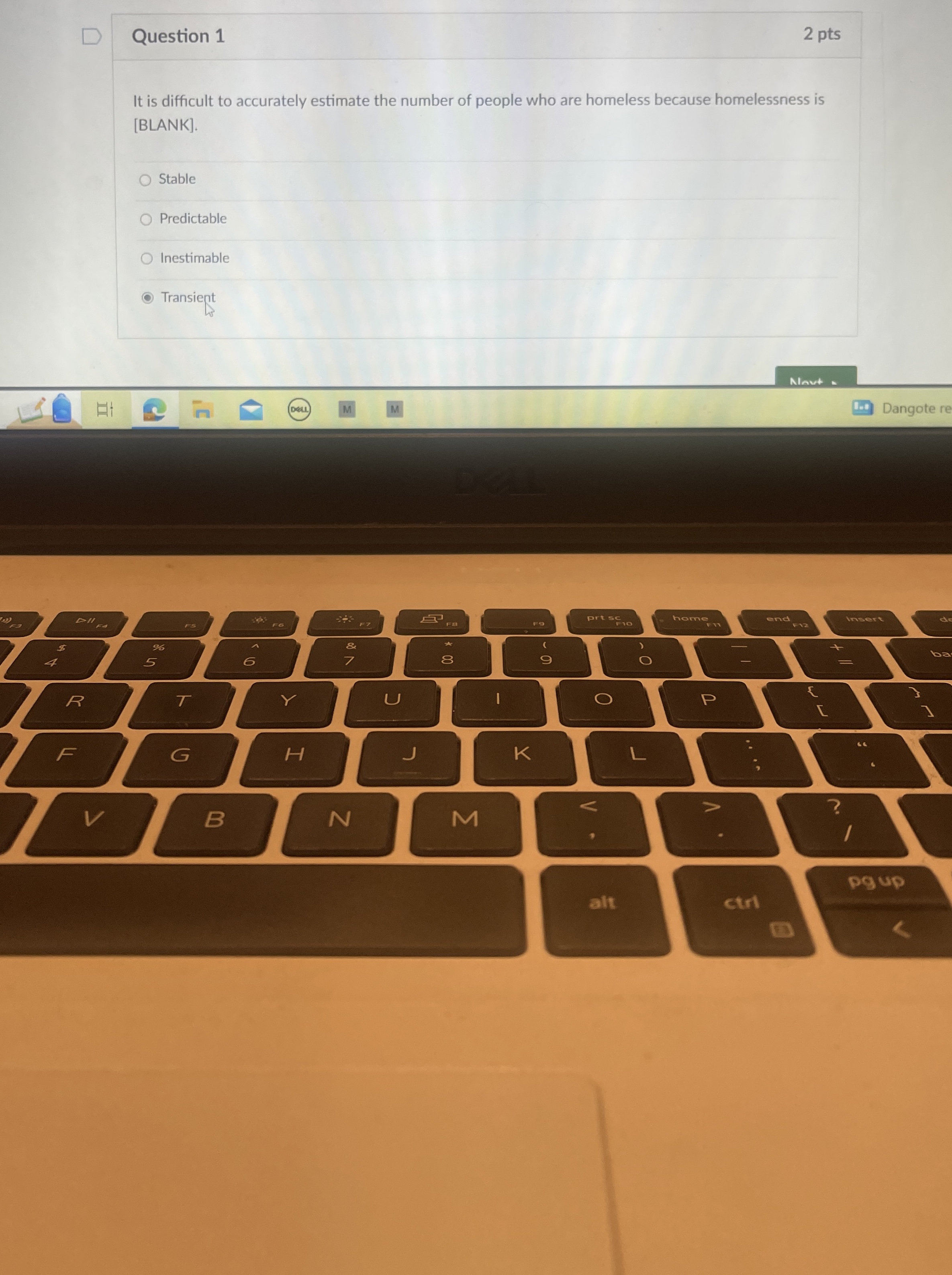 Solved Question 12 ﻿ptsIt is difficult to accurately | Chegg.com