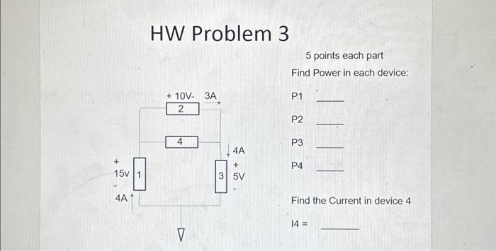 Solved HW Problem 3 5 points each part Find Power in each | Chegg.com