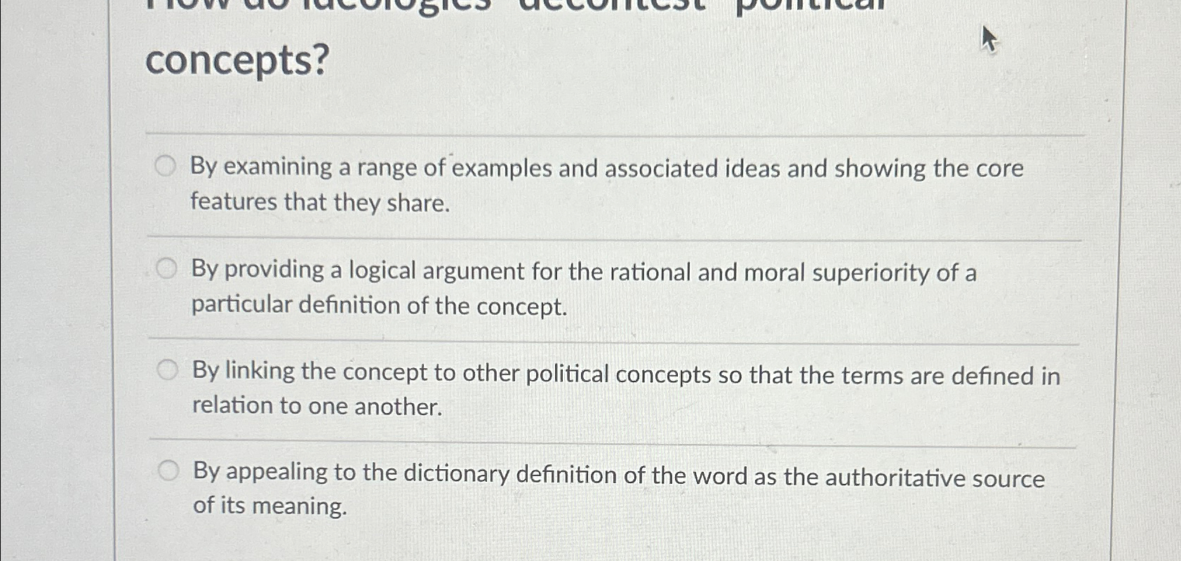 Solved concepts?By examining a range of examples and | Chegg.com