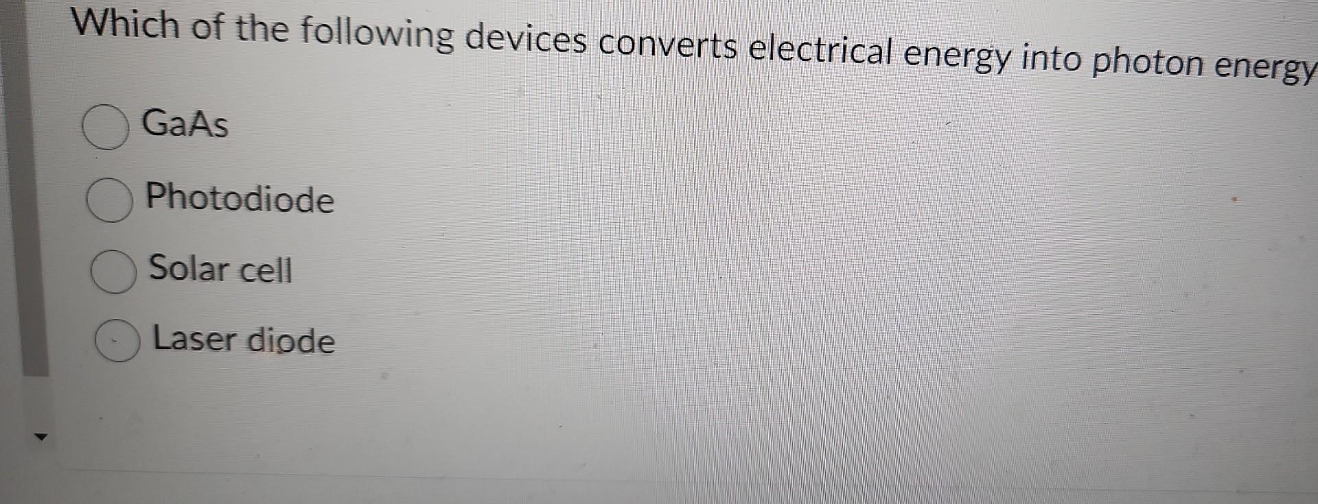 Solved Which of the following devices converts electrical | Chegg.com