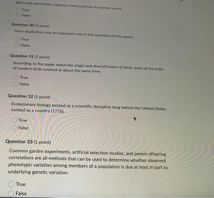 Solved Both male and female eunlosilne bees poltinute the | Chegg.com