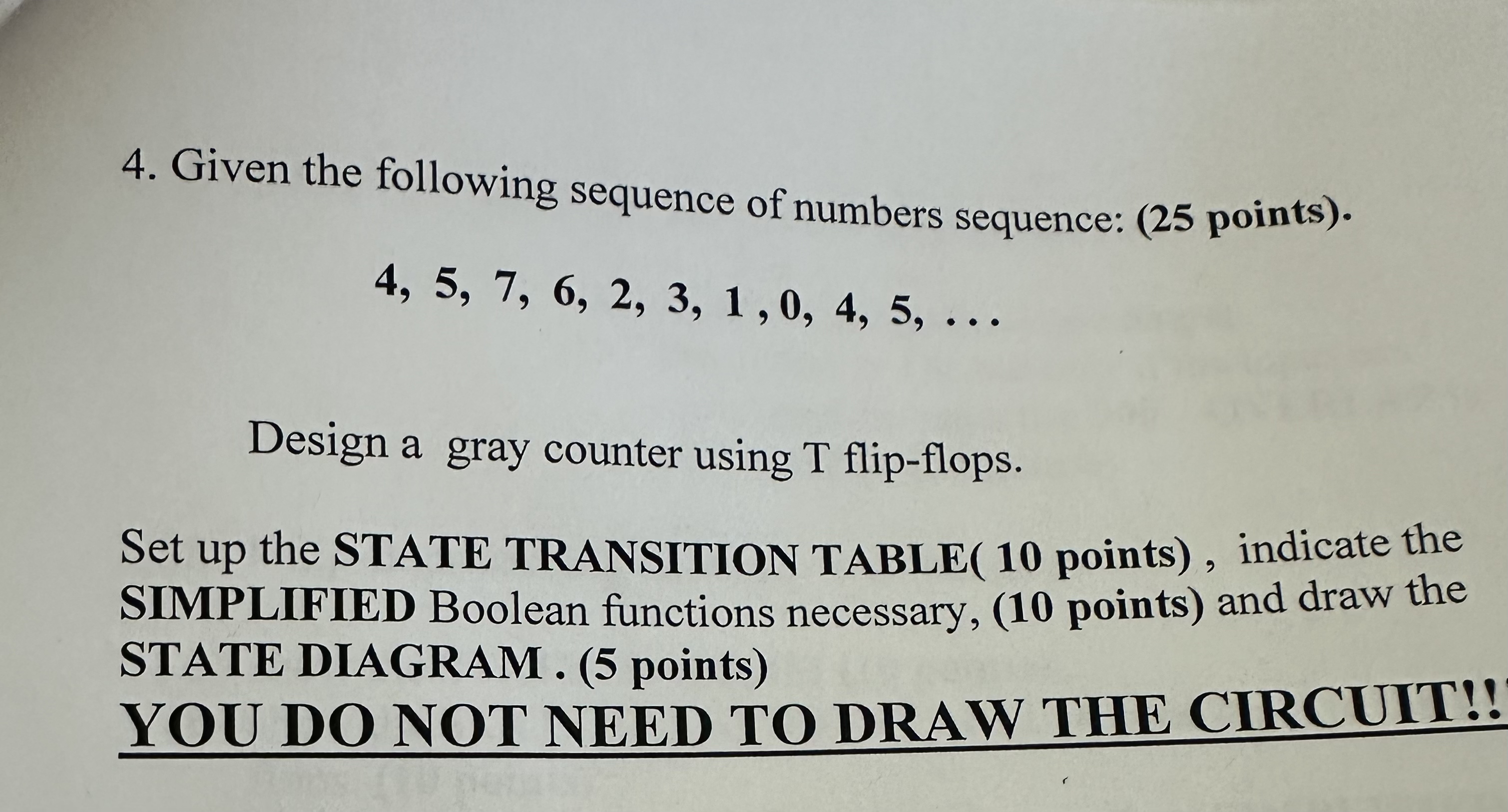 Solved Pen and Paper PleaseGiven the following sequence of | Chegg.com