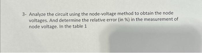 Analyze the circuit using the node-voltage method to | Chegg.com