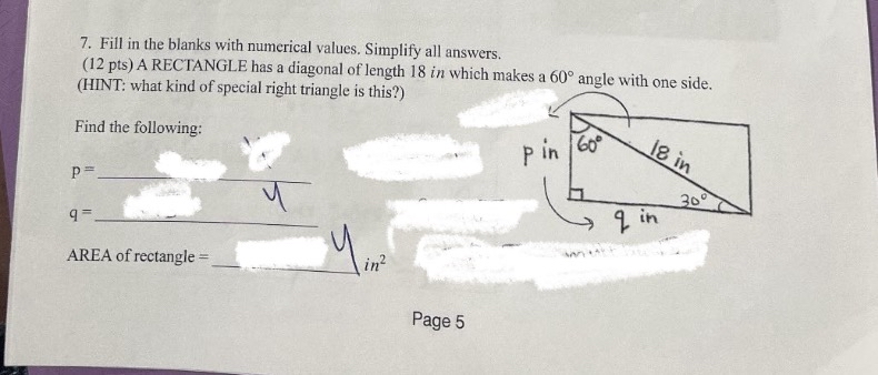 Solved Fill in the blanks with numerical values. Simplify | Chegg.com