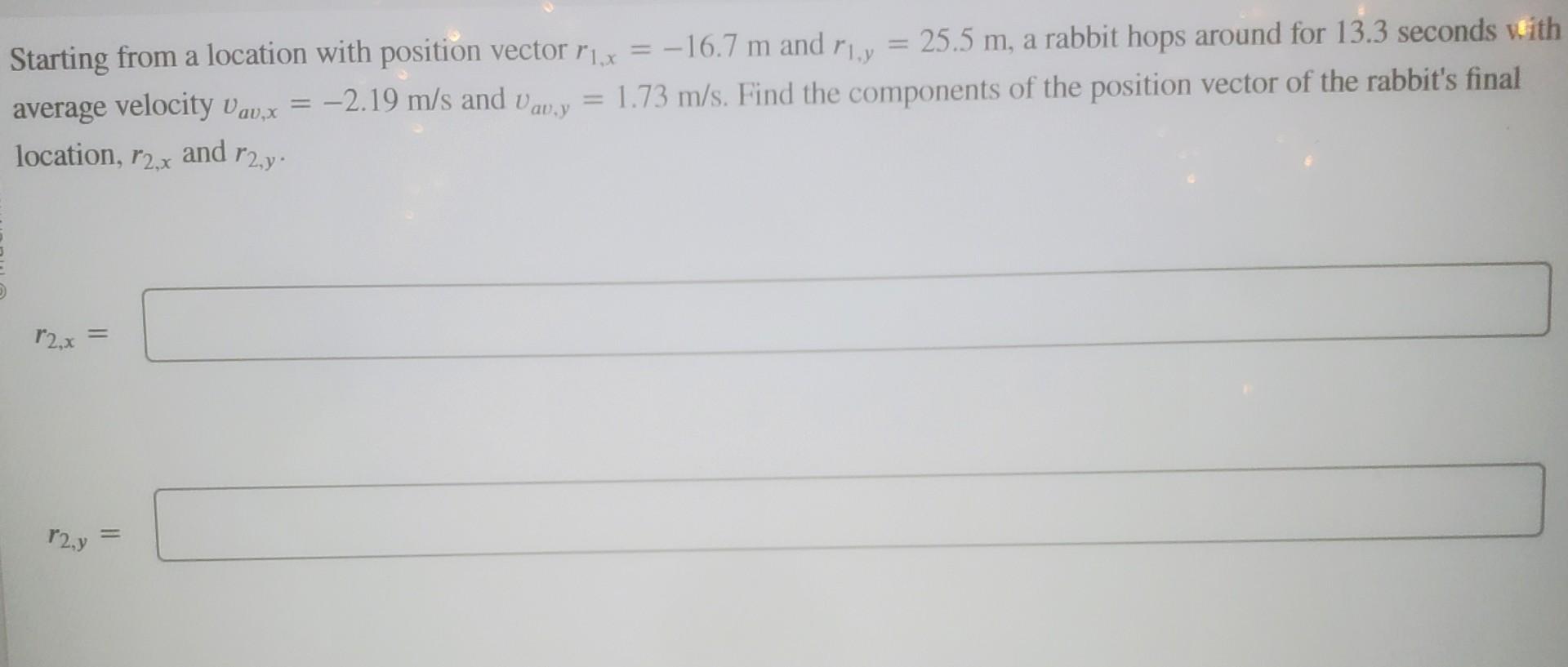 Solved Starting from a location with position vector | Chegg.com