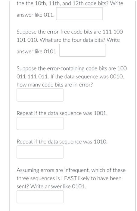 Solved Consider a convolutional code with the following | Chegg.com