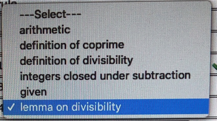 Solved Use Direct Proof And The Divisibility Lemma To Show