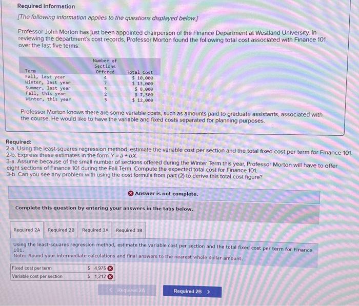 Solved Required information [The following information | Chegg.com