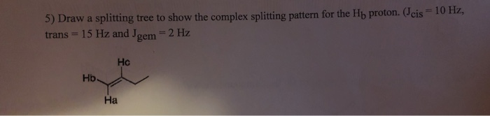 Solved 5) Draw a splitting tree to show the complex | Chegg.com
