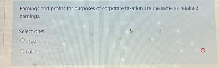 Solved Constructive dividends must be done on a pro rata | Chegg.com