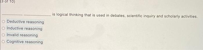 4 Of 10 Disjunctive Syllogism Is To Present 5855
