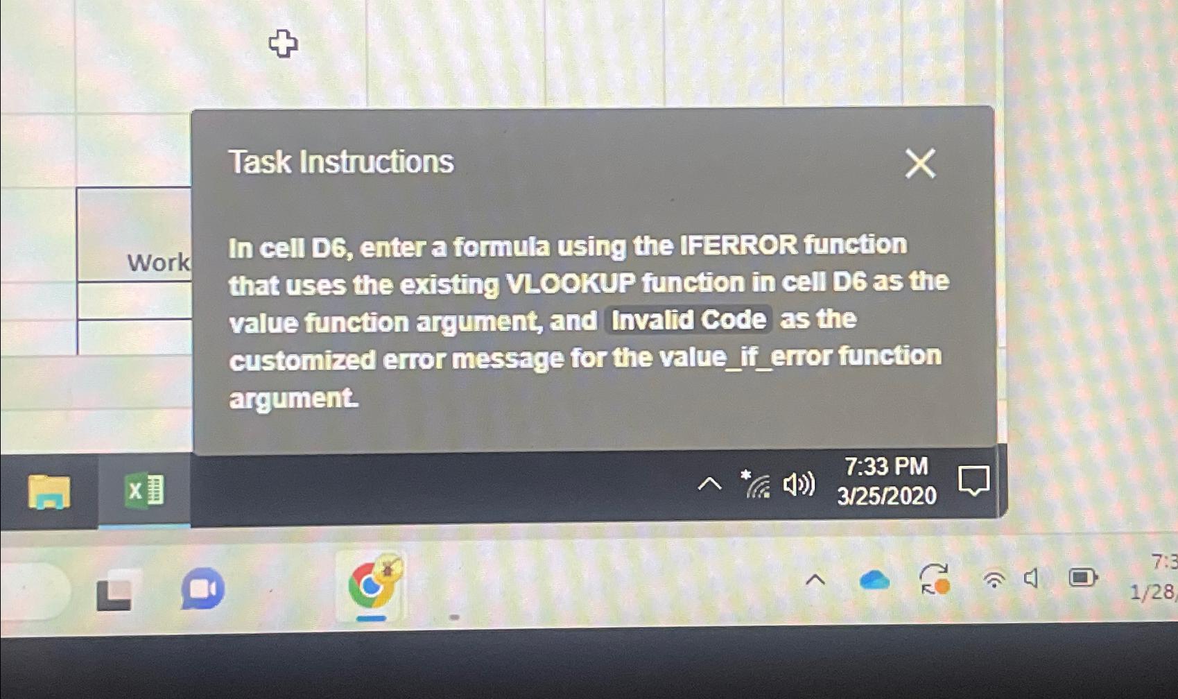 Solved Task InstructionsWorkIn cell D6, enter a formula | Chegg.com Solved Task InstructionsWorkIn cell D6, enter a formula | Chegg.com