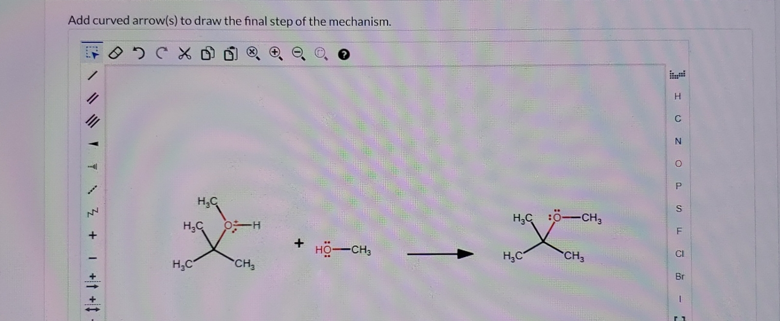 Solved Add curved arrow(s) ﻿to draw the final step of the | Chegg.com