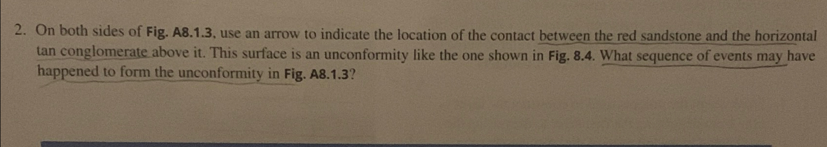 Solved On both sides of Fig. A8.1.3, ﻿use an arrow to | Chegg.com