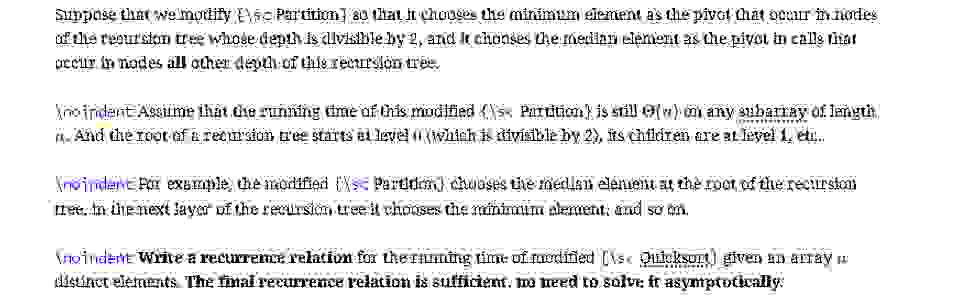 Solved Consider a variation of Quicksort where the pivot | Chegg.com