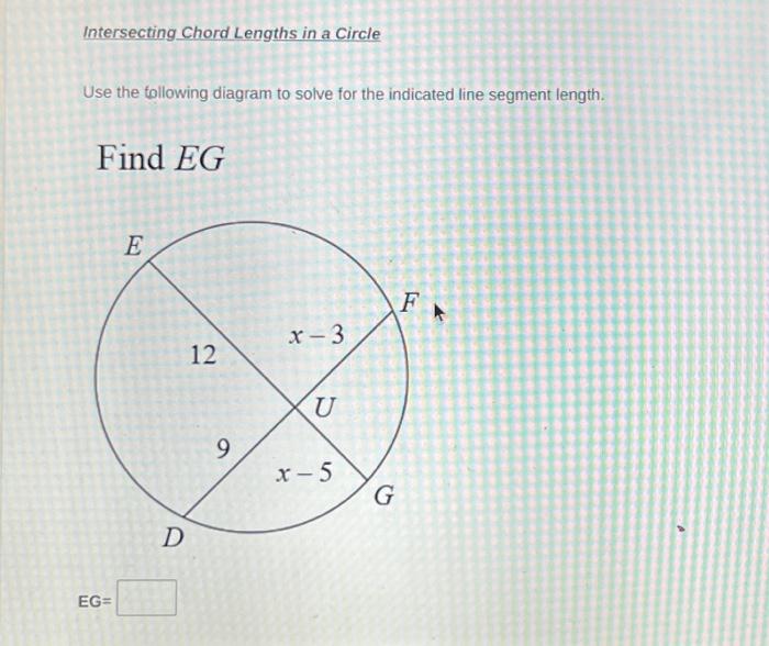 Solved Use the following diagram to solve for the indicated | Chegg.com