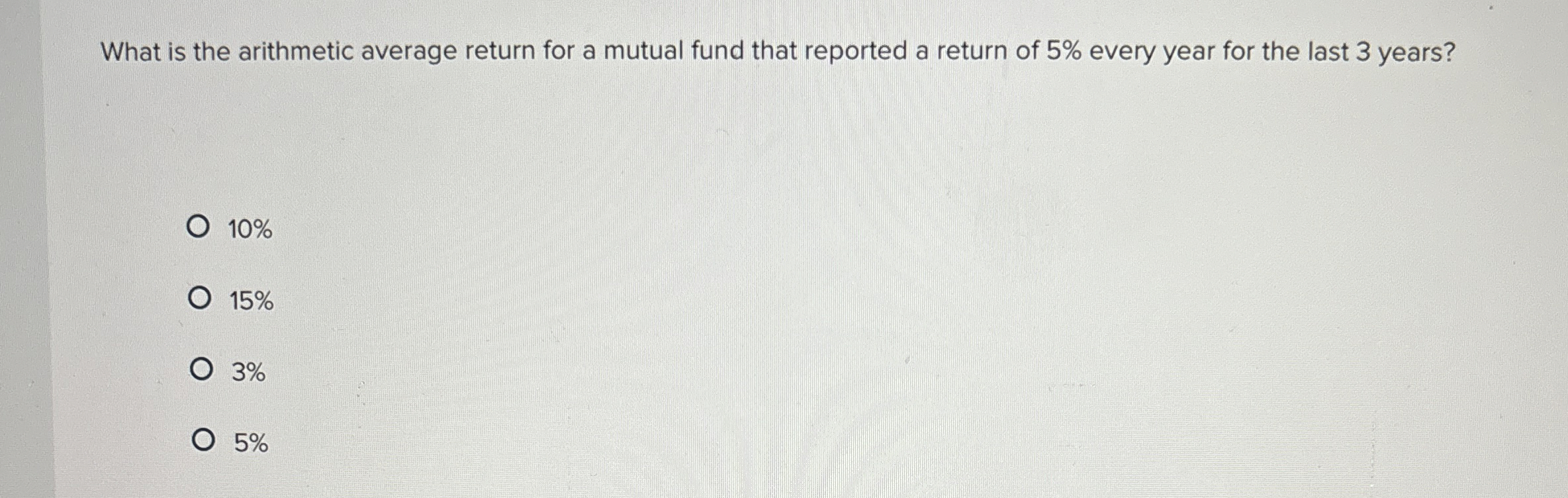 Solved What is the arithmetic average return for a mutual | Chegg.com