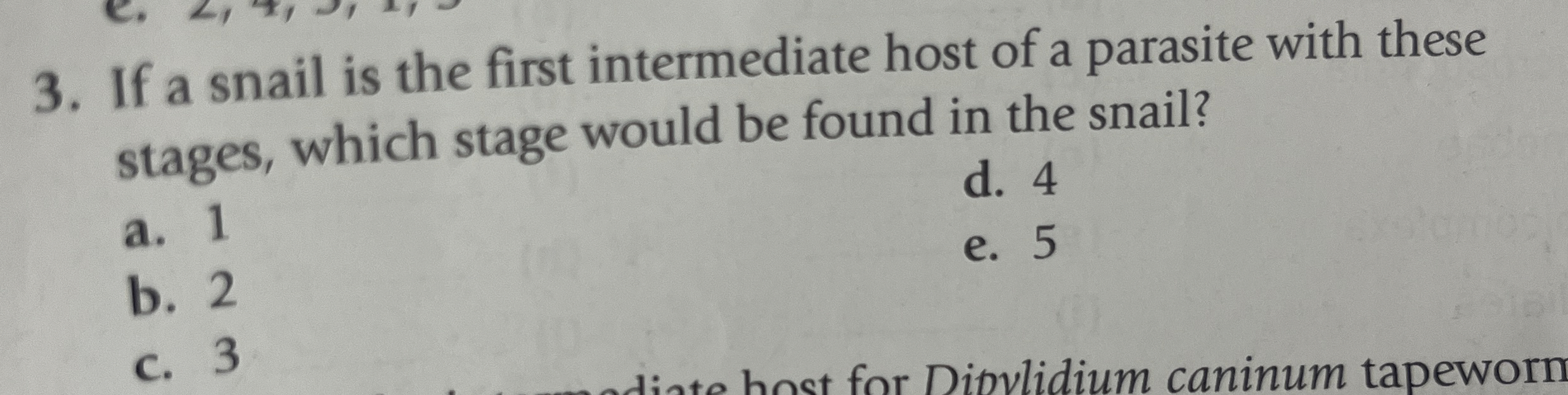 Solved If a snail is the first intermediate host of a | Chegg.com