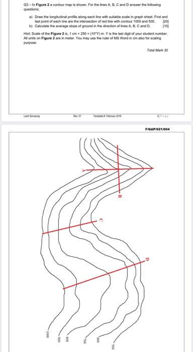Solved answer the following 3-In Figure 2 a contour map is | Chegg.com