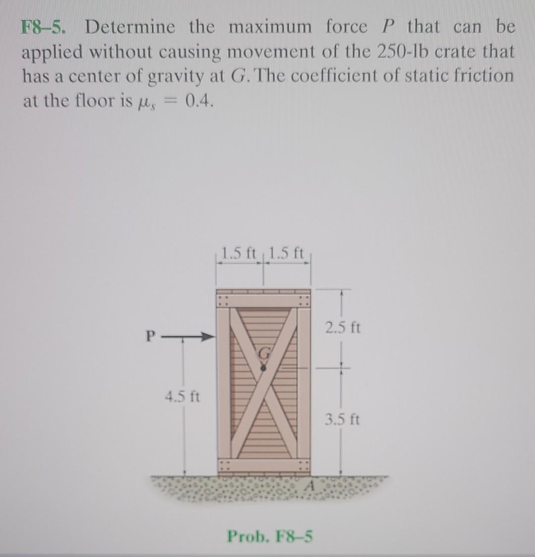 Solved Determine The Maximum Force P That Can Be Applied