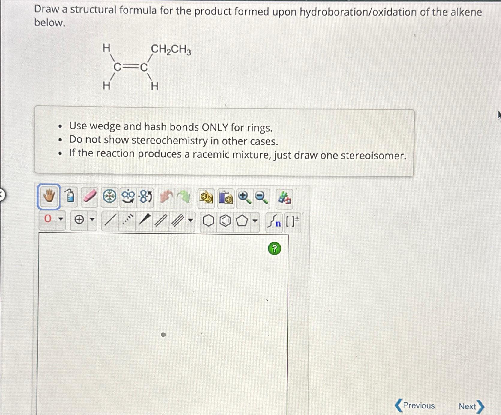Solved Draw a structural formula for the product formed upon | Chegg.com