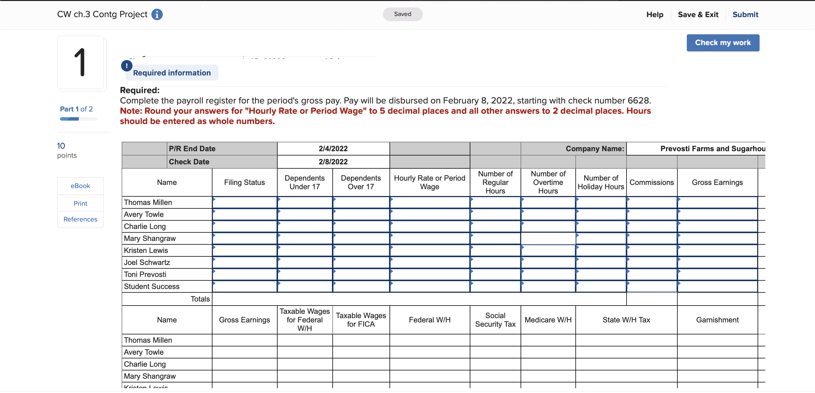 Solved Employee Number Name and Address Payroll | Chegg.com