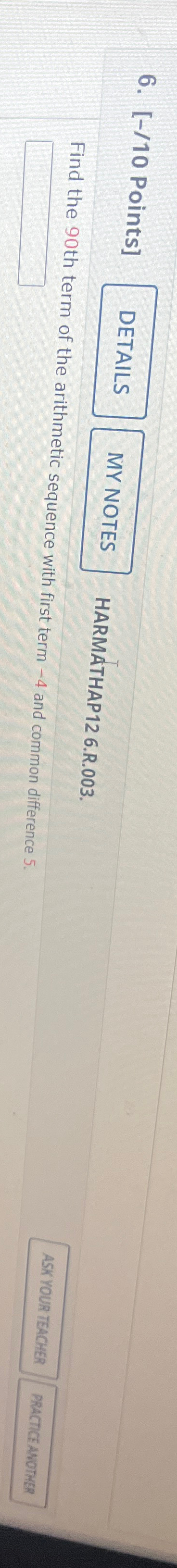 Solved [-/10 ﻿Points] ﻿HARMATHAP12 6.R.003.Find the 90th | Chegg.com