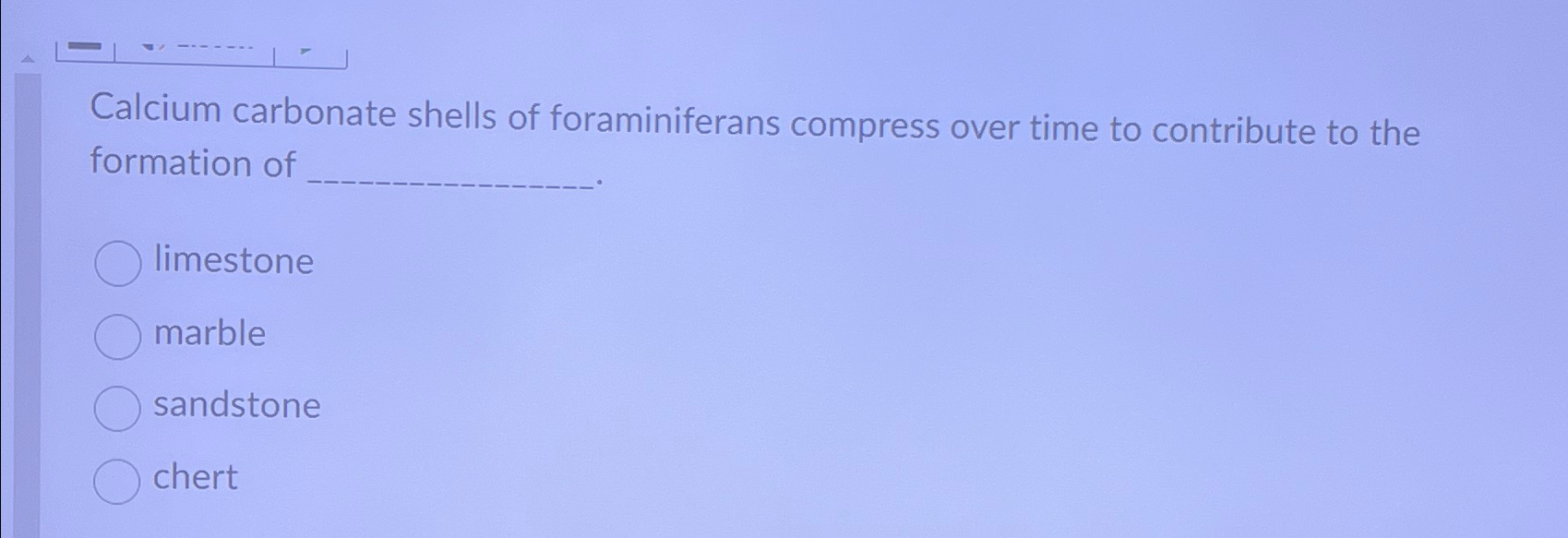Solved Calcium carbonate shells of foraminiferans compress | Chegg.com