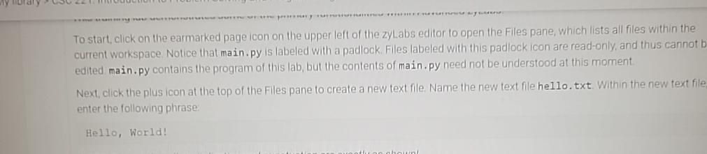 Solved To start, click on the earmarked page icon on the | Chegg.com