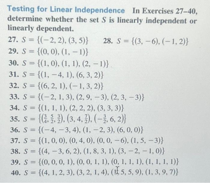 Solved Linear Combinations In Exercises 1-4, write each | Chegg.com