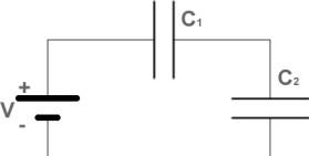 Solved Two parallel-plate capacitors are connected in series | Chegg.com