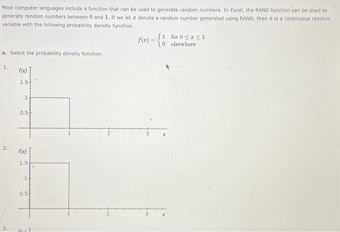 Solved Most computer languages include a function that can | Chegg.com