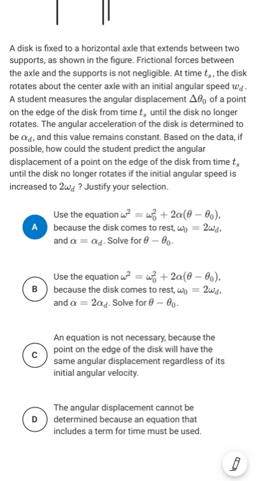 Solved A disk is fixed to a horizontal axle that extends | Chegg.com