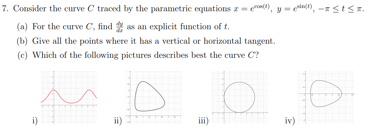 Solved Consider the curve C ﻿traced by the parametric | Chegg.com