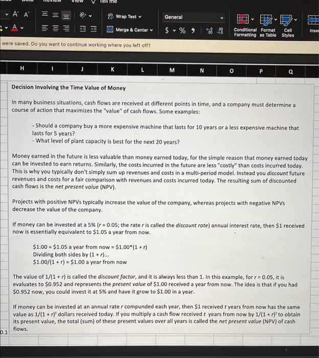 Solved Question 1. Which has a greater present value: the | Chegg.com