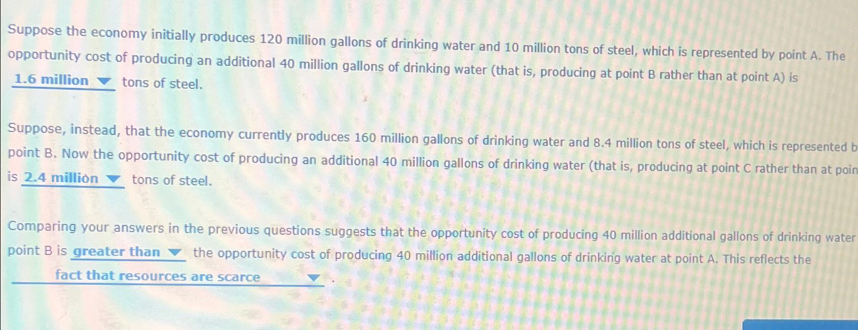 Solved Suppose the economy initially produces 120 ﻿million | Chegg.com