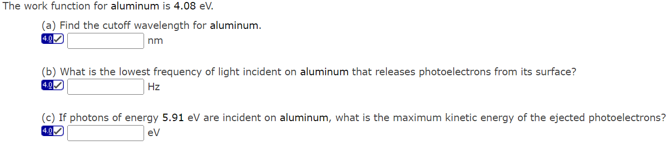Solved Please use the correct significant figures in | Chegg.com