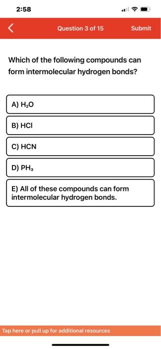 Solved Which of the following compounds can form | Chegg.com
