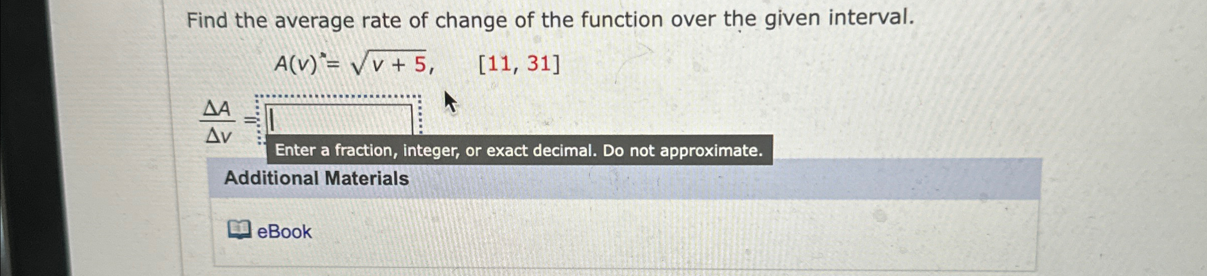 Solved Find the average rate of change of the function over | Chegg.com