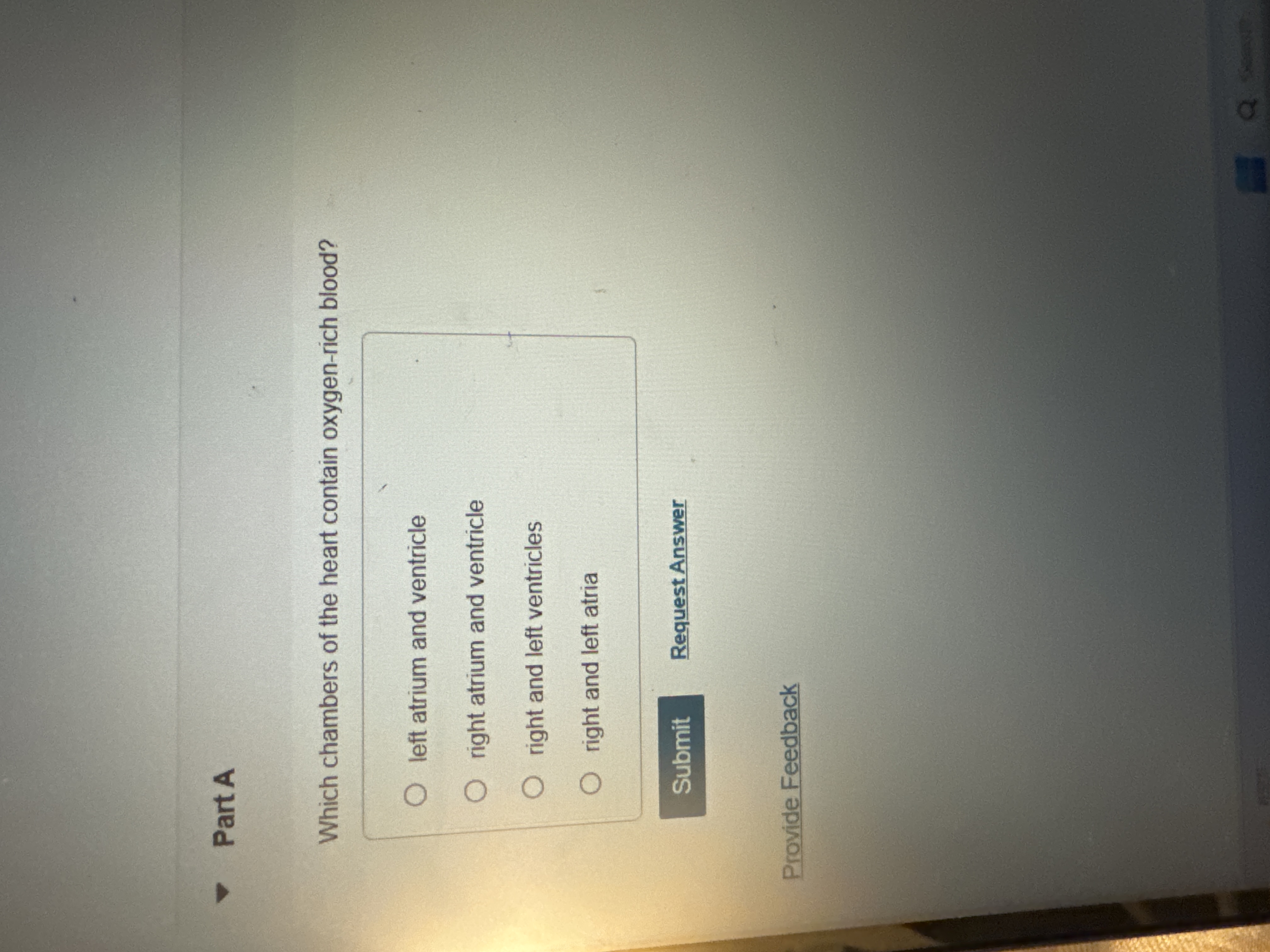 Solved Which chambers of the heart contain oxygen-rich | Chegg.com