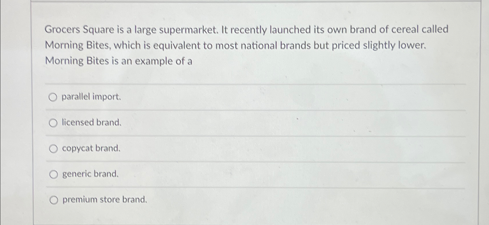Solved Grocers Square is a large supermarket. It recently | Chegg.com