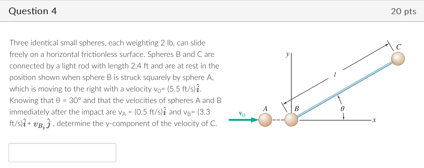 Solved Question 4 ﻿Three identical small spheres, each | Chegg.com