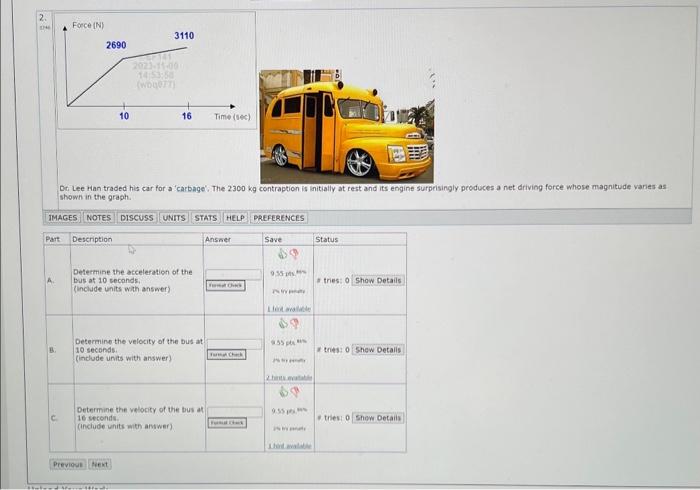 Solved 2. 4. Face (N) 2690 3110 Ot. Lee Han traded his car | Chegg.com