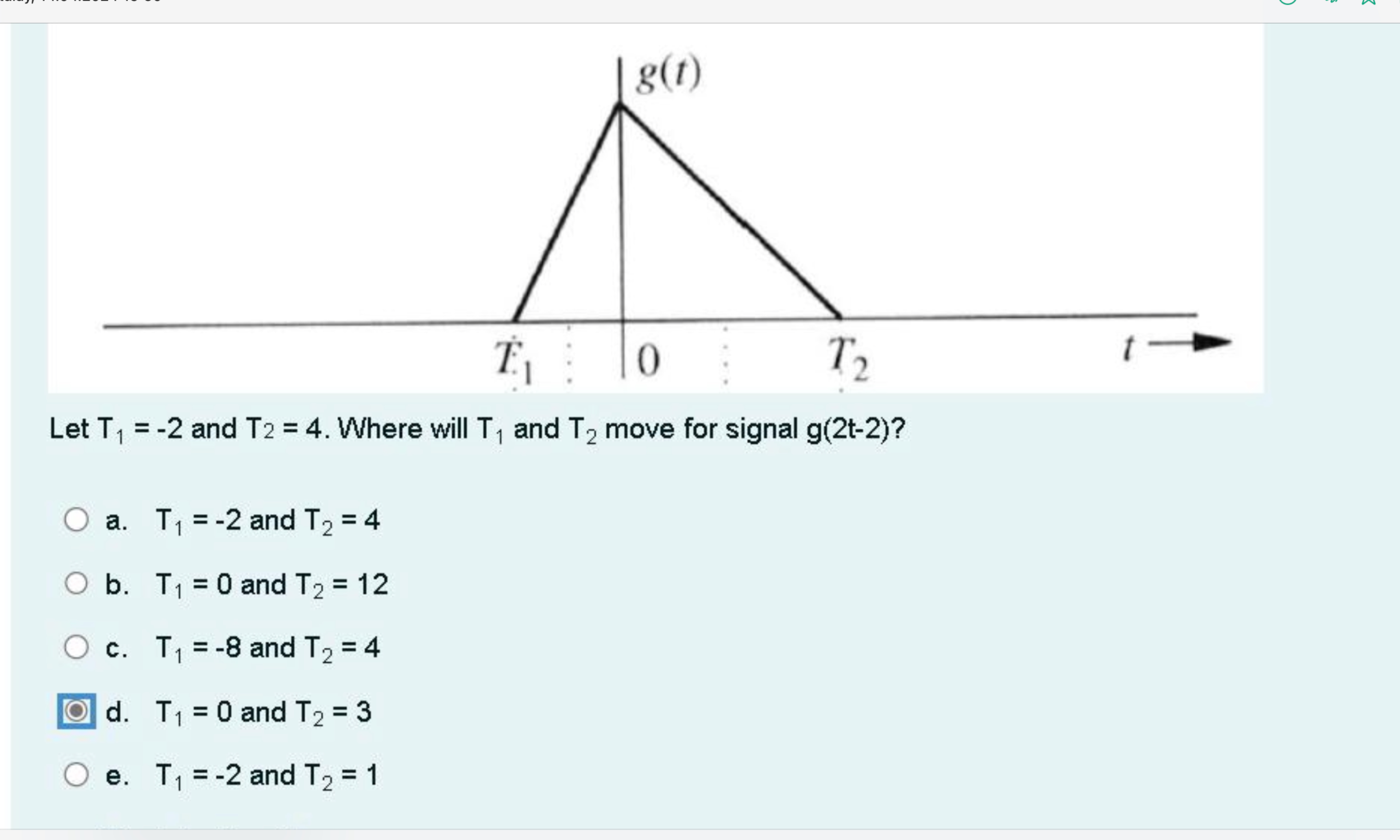 Solved Calculate the period of g(t)=sgn(sin(4πt))+sin(18πt). | Chegg.com