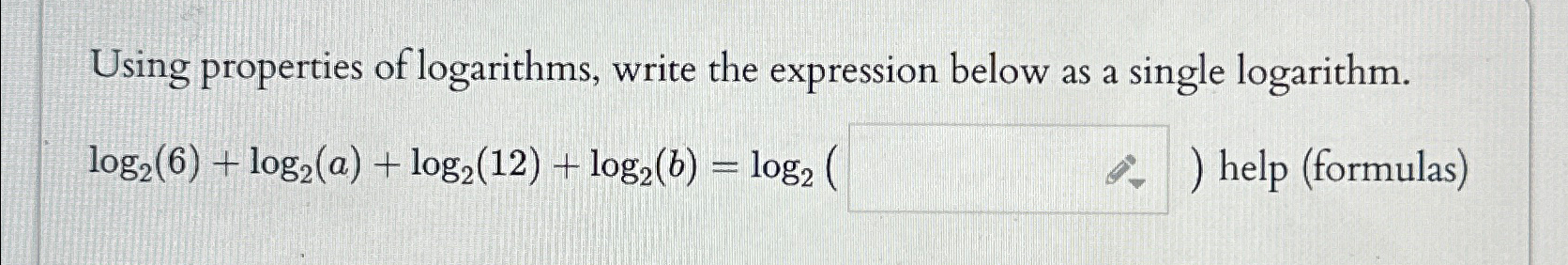 Solved Using properties of logarithms, write the expression | Chegg.com